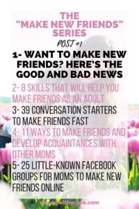 Want To Make New Friends? Here’s The Good And Bad News